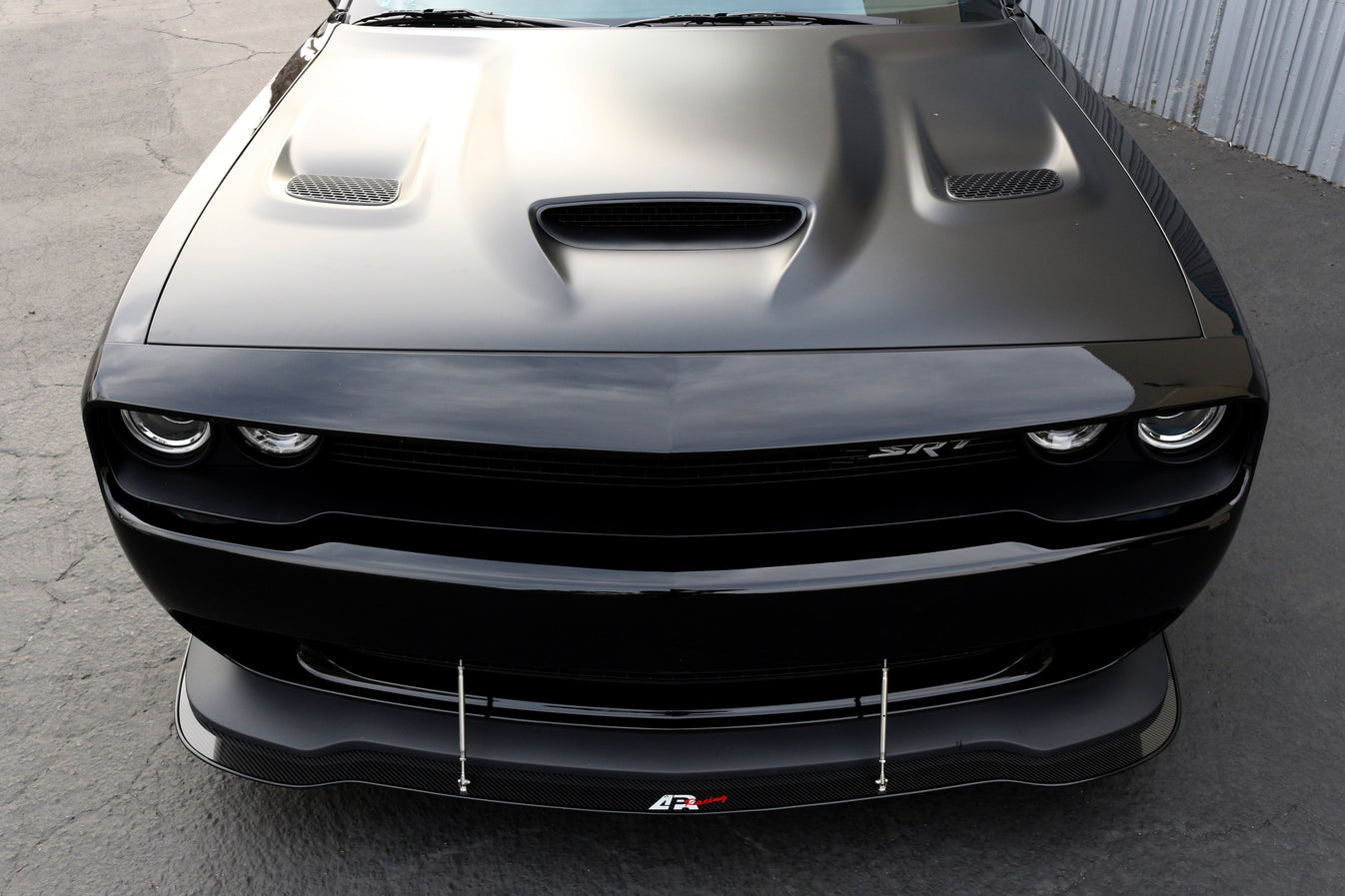 Dodge Challenger Hellcat Carbon Fiber Front Wind Splitter 2015 - 2023 ...