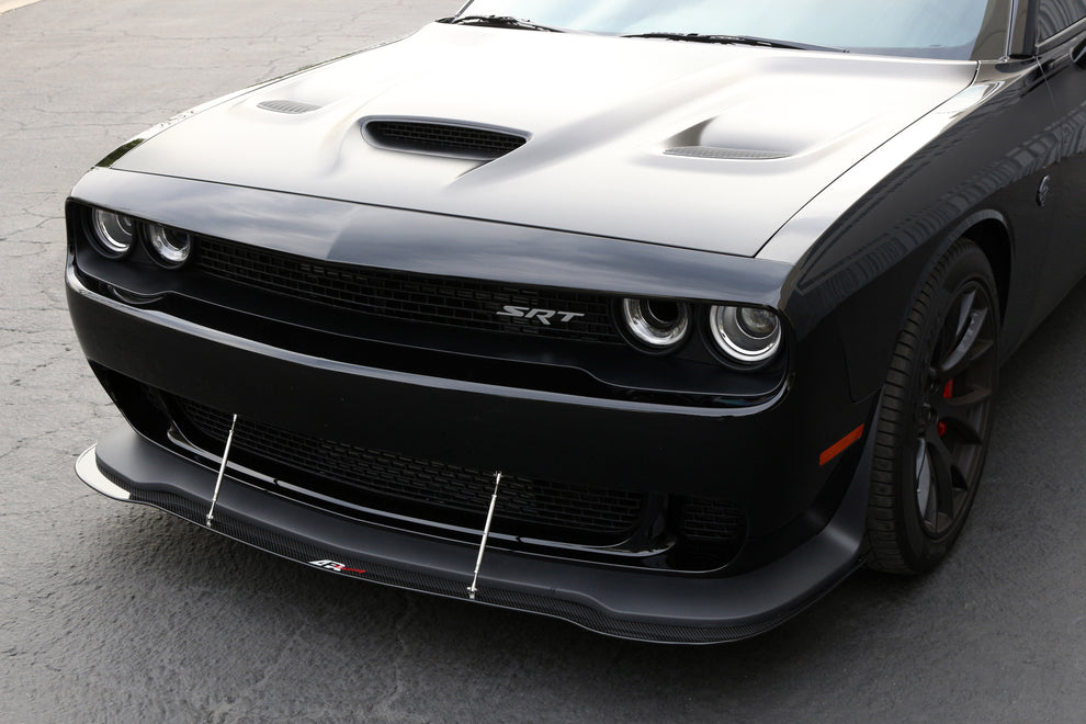 Dodge Challenger Hellcat Carbon Fiber Front Wind Splitter 2015 - 2023 ...
