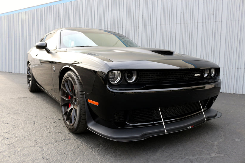Dodge Challenger Hellcat Carbon Fiber Front Wind Splitter 2015 - 2023 ...
