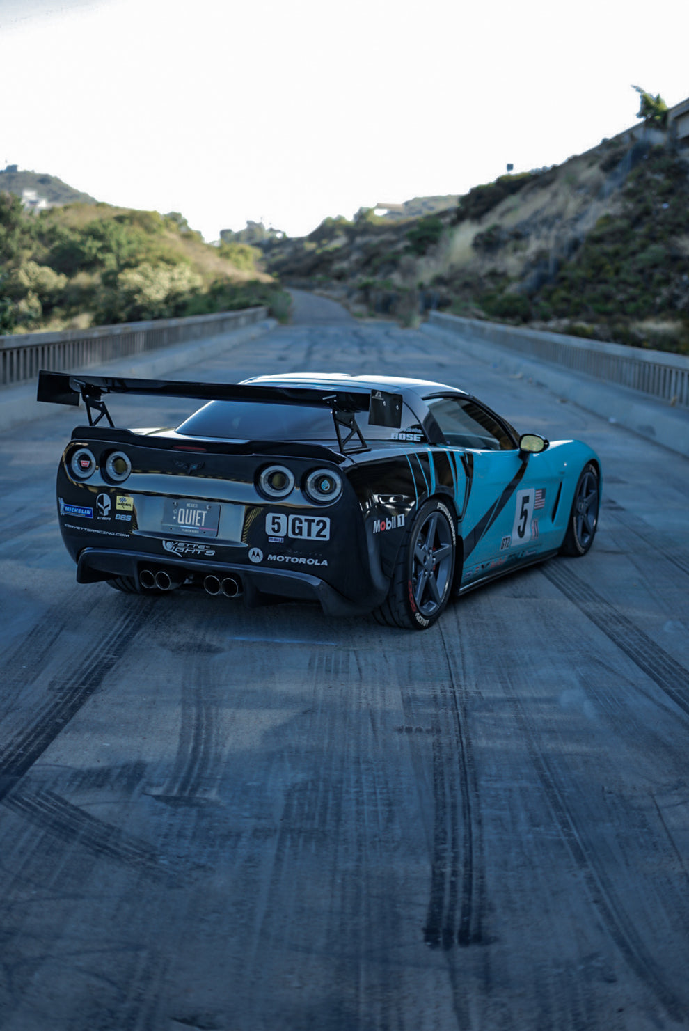 Chevrolet Corvette C6 / C6 Z06 GTC-500 Carbon Fiber Adjustable Wing ...