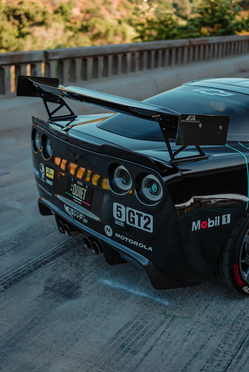 Chevrolet Corvette C6 / C6 Z06 GTC-500 Carbon Fiber Adjustable Wing ...