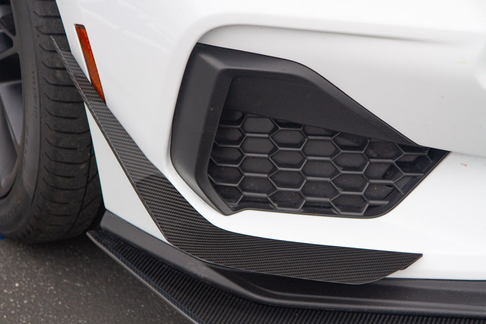 Ford Mustang GT S650 Carbon Fiber Front Bumper Canards 2024 - Current ...