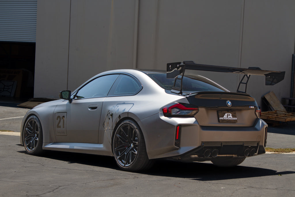 BMW G42 M240i / G87 M2 GT-250 Carbon Fiber Swan Neck Wing – APR Performance