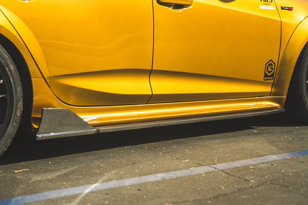 Acura Integra Type S DE5 Carbon Fiber Side Rocker Extensions/ Side Ski ...