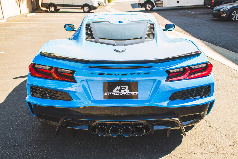 Chevrolet Corvette C8 Z06 Carbon Fiber Rear Spoiler Delete – APR ...