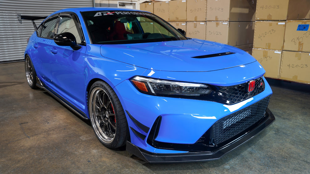 Honda FL5 Civic Type R Carbon Fiber Front Bumper Canards 2023 - Curren ...