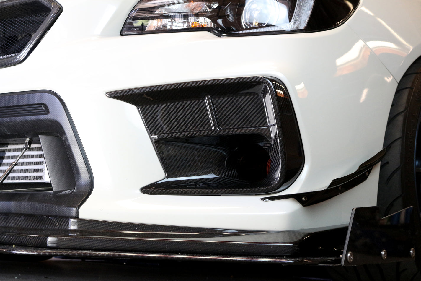 Carbon Fiber Subaru STI Brake Cooling Kit 2018-2021 – APR Performance