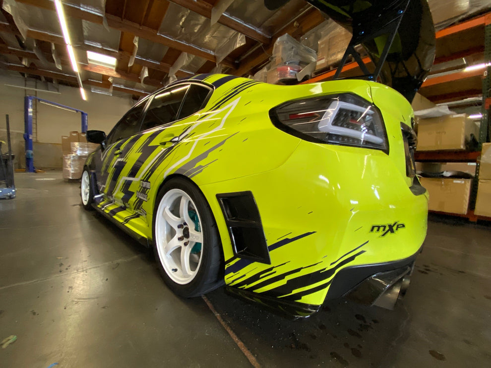 Carbon Fiber Subaru WRX/ STI Type RA Rear Bumper Ducts 2015-2021 – APR ...