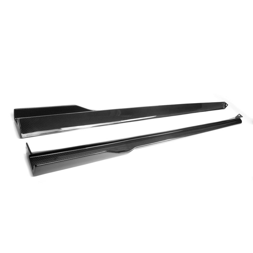 Carbon Fiber Dodge Challenger Hellcat Side Rocker Extension 2015-2023 ...