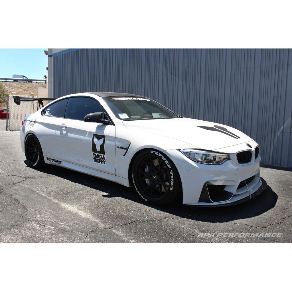 BMW F82 M4 / F80 M3 with M Performance Lip Carbon Fiber Front Wind Spl ...